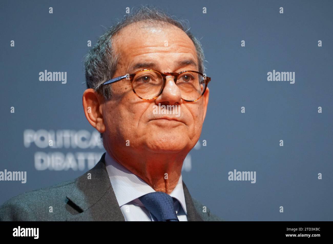 Castel Sant'Angelo, Rome, Italy, December 15, 2023, Giovanni Tria ...