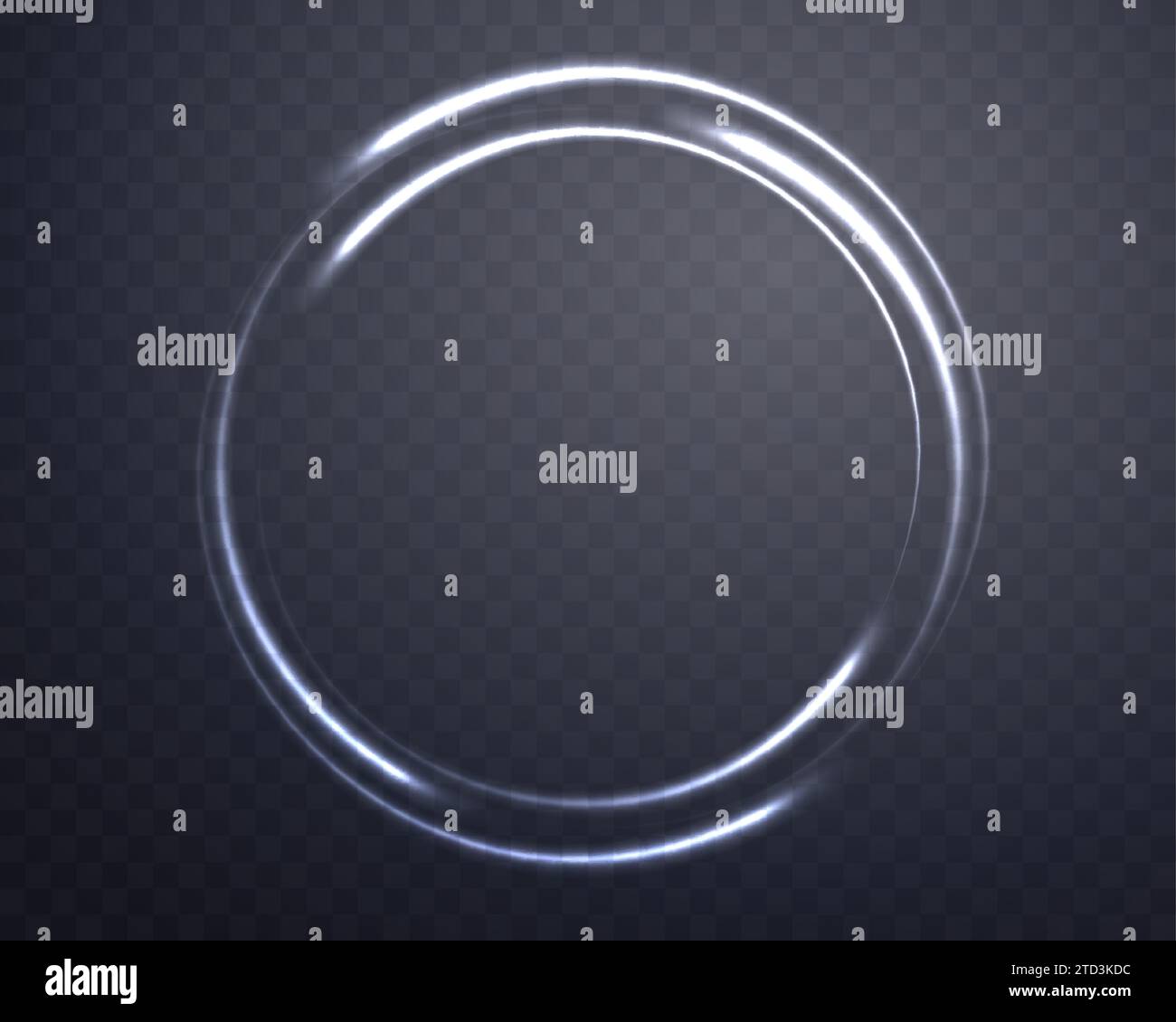 Red magic arch with glowing particles, sunlight lens flare. Neon ...