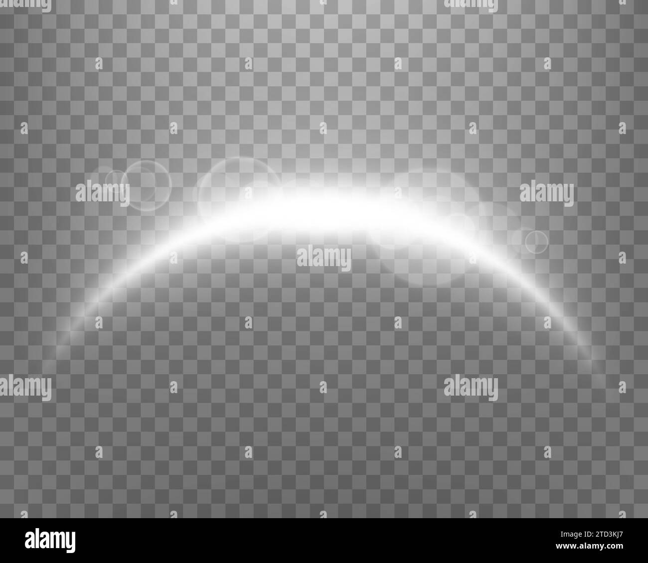 Silver magic arch with glowing particles, sunlight lens flare. Neon ...