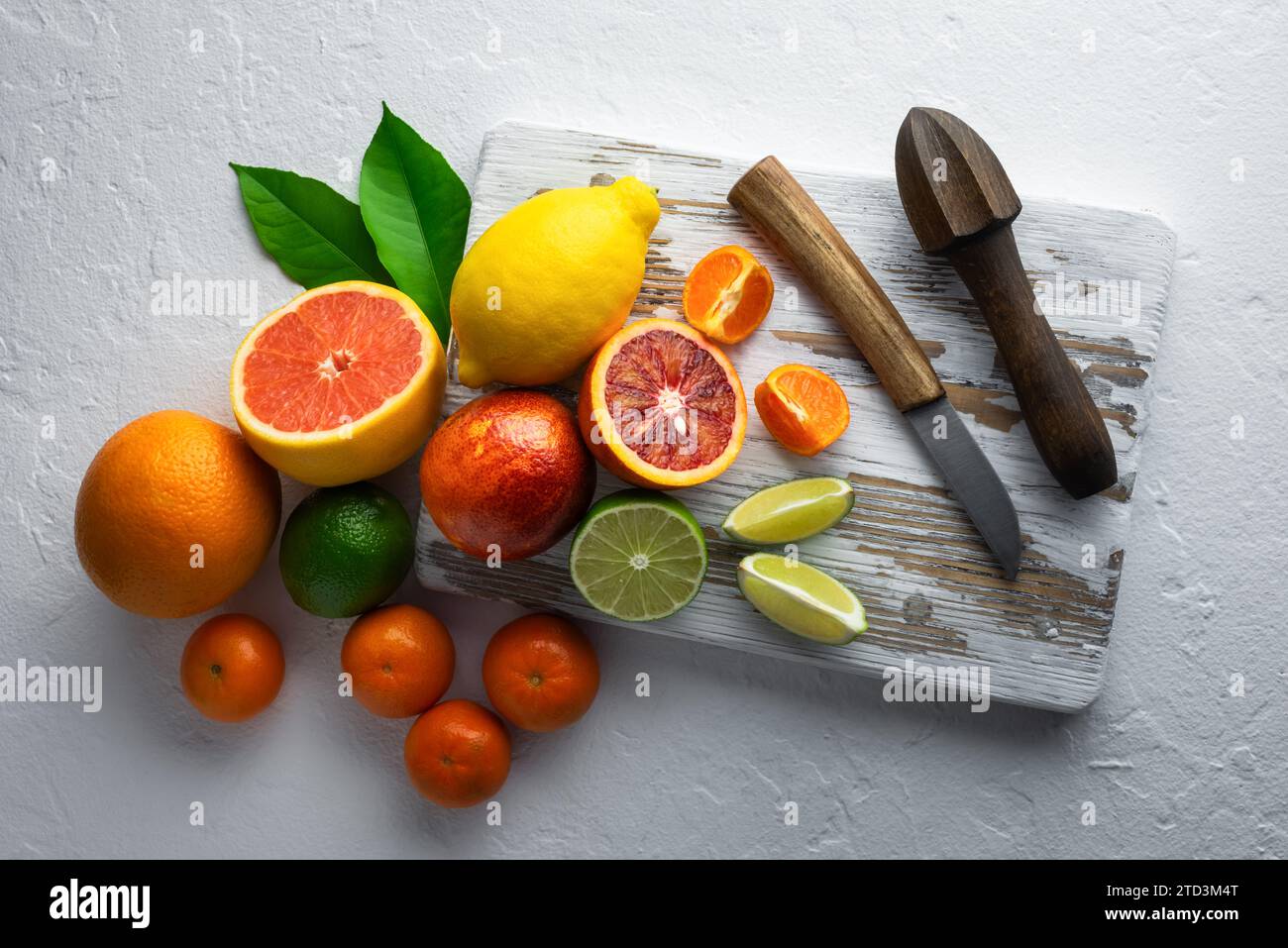 Closeup photography showcasing a vibrant assortment of different citrus ...