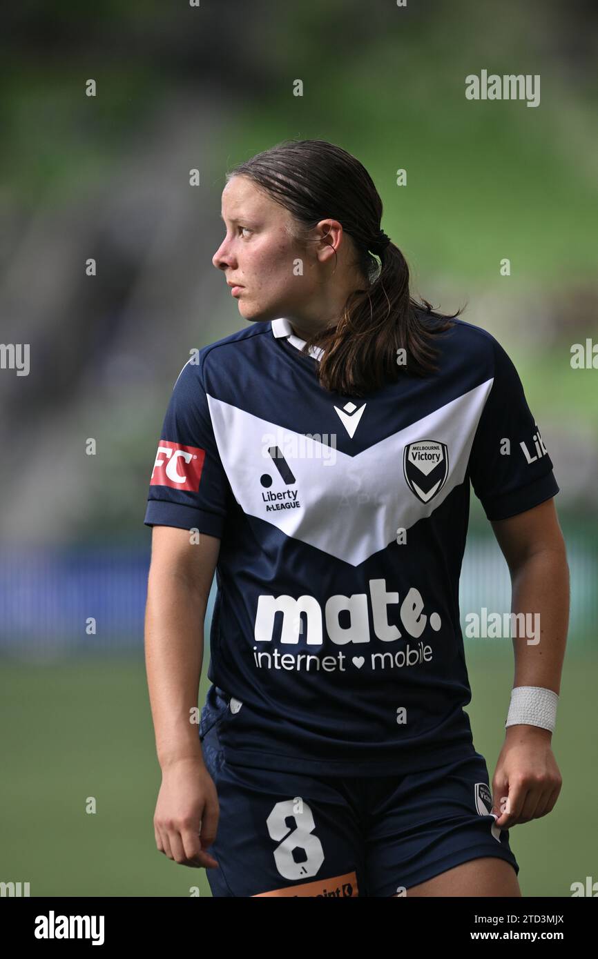 MELBOURNE, AUSTRALIA 16th December 2023. Melbourne Victory midfielder ...