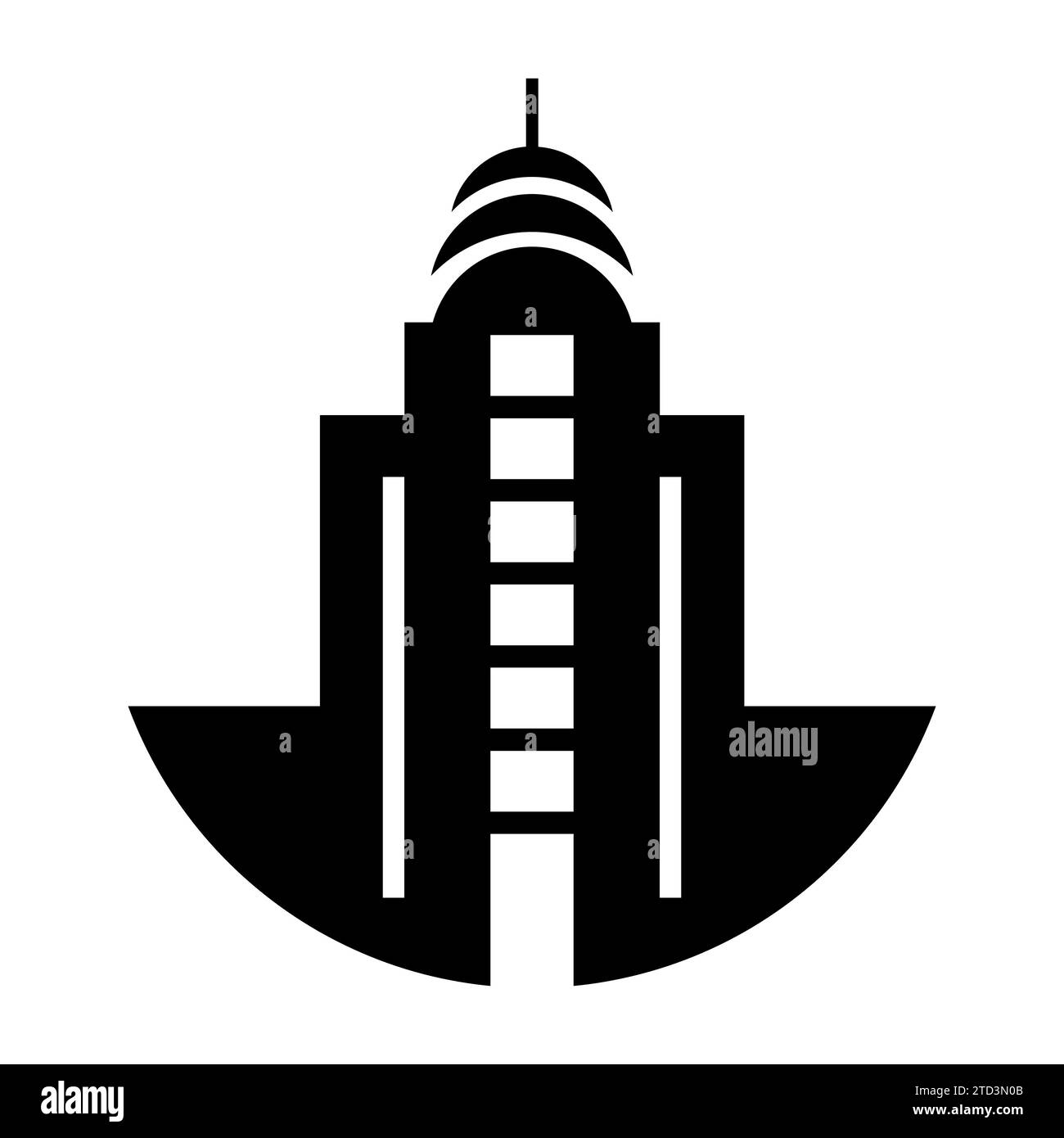 House hotel high skyscraper Black and White Stock Photos & Images - Alamy