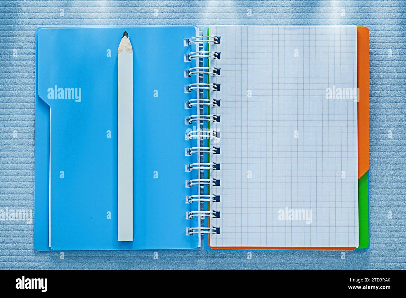 Notebook spiral full page hi-res stock photography and images - Alamy