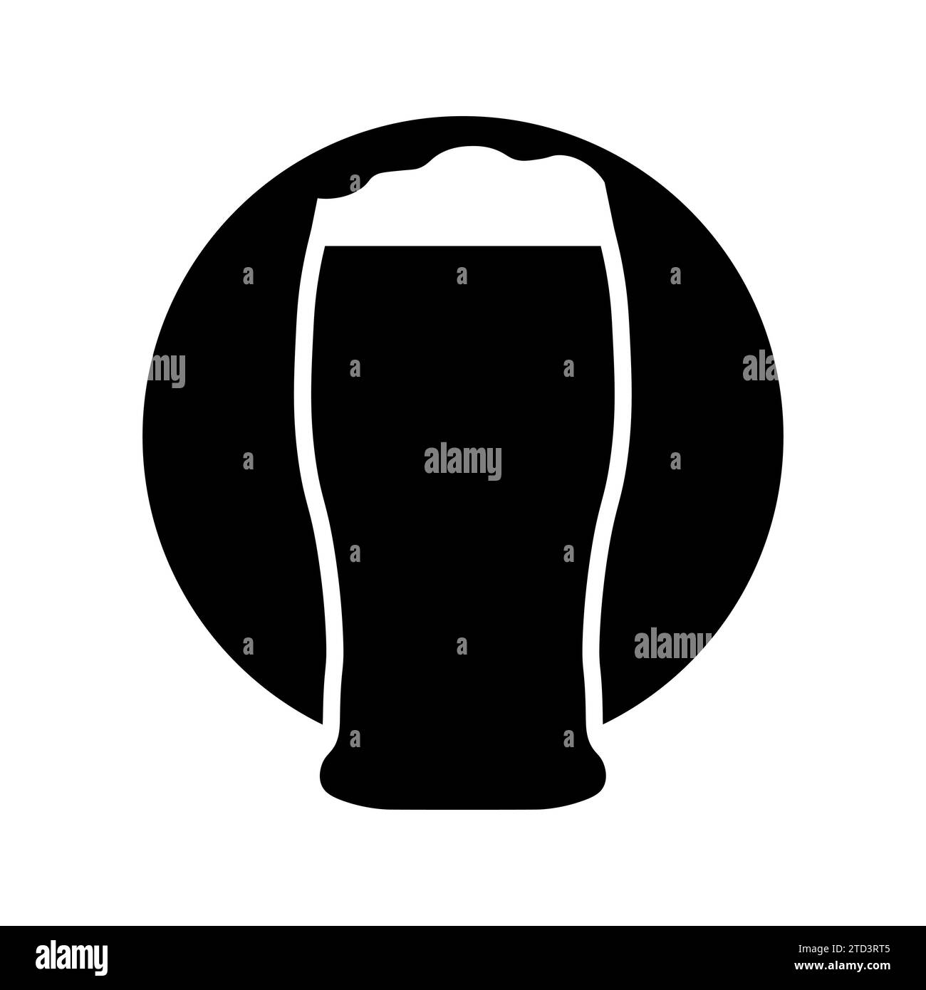 Beer vector black icon on white background Stock Vector Image & Art - Alamy