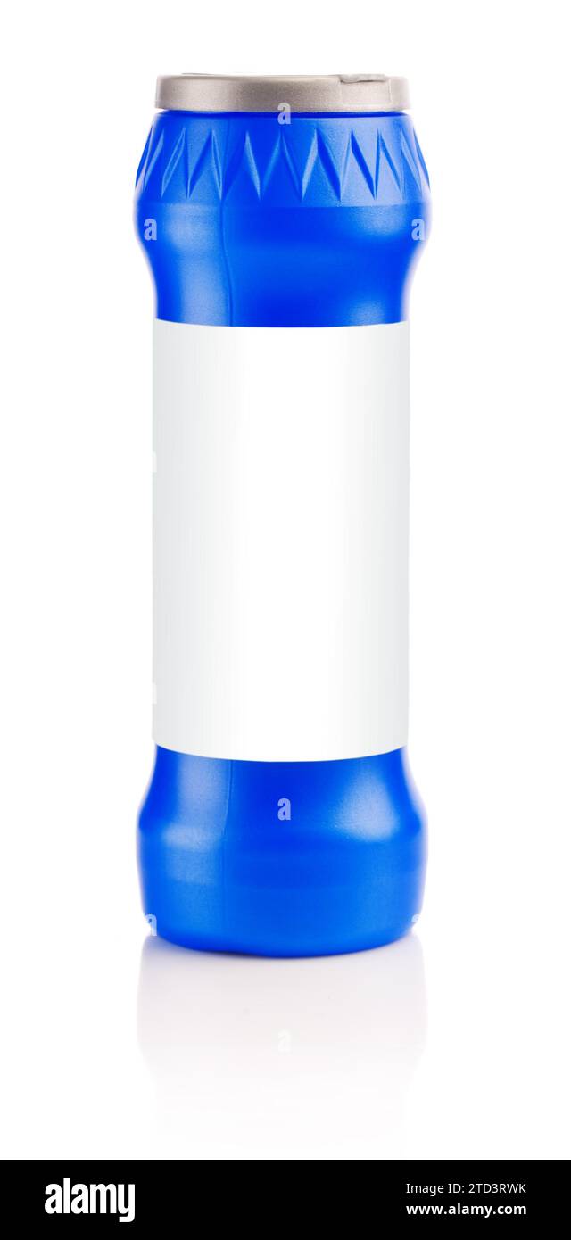 Blue plastical bottle Stock Photo - Alamy