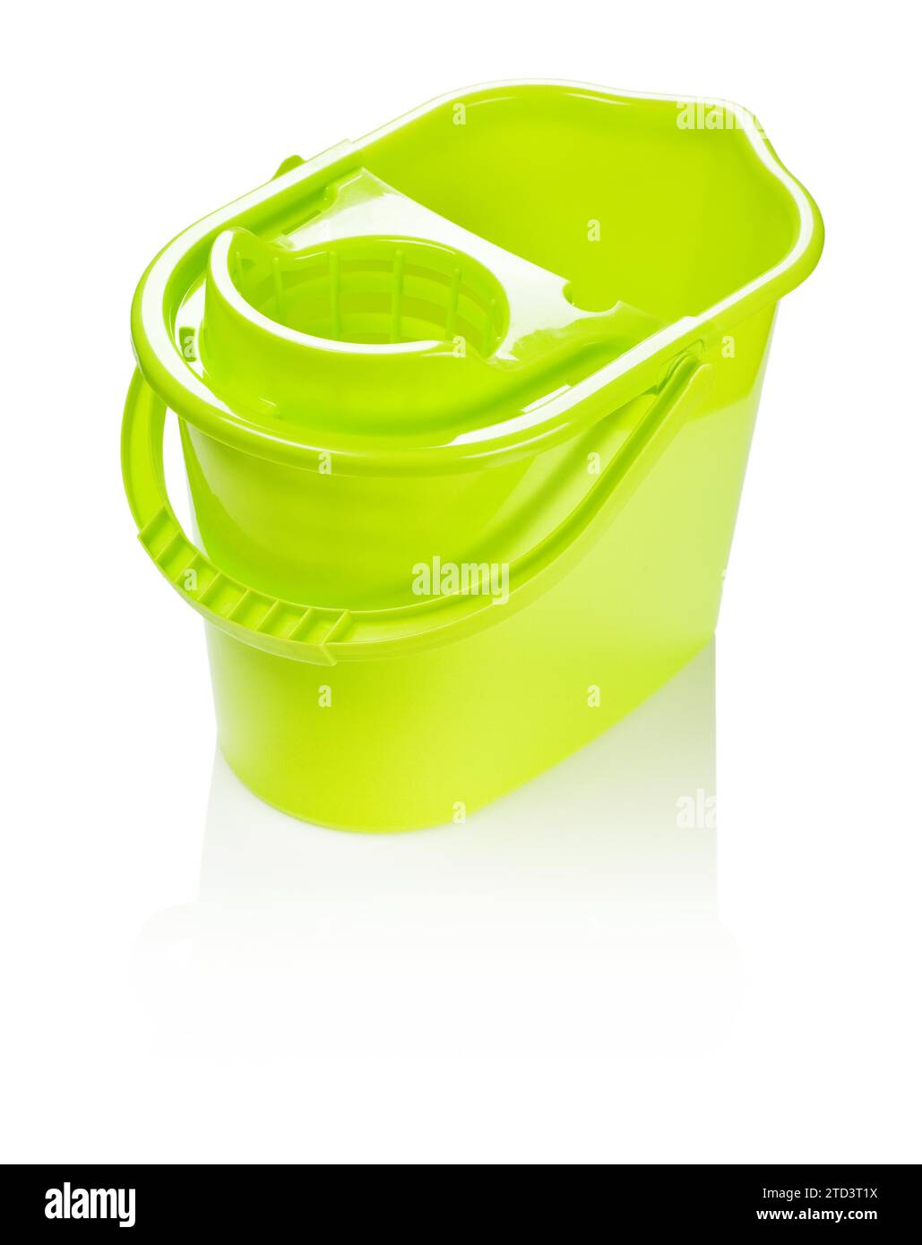 Yellow bucket isolated Stock Photo - Alamy