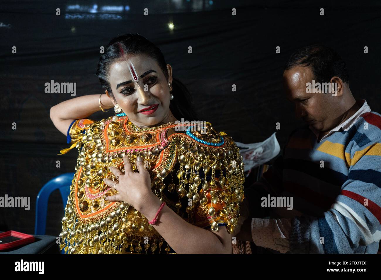 Guwahati, Assam, India on 15 December 2023. Popular Assamese actress Barasha Rani Bishaya gets ...