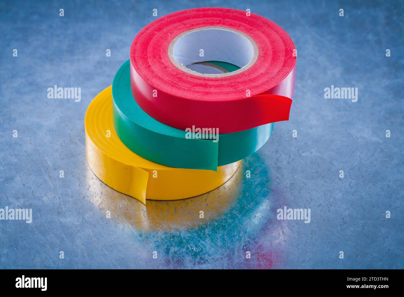 Rolling of insulating tapes on scratched metal surface Design concept ...