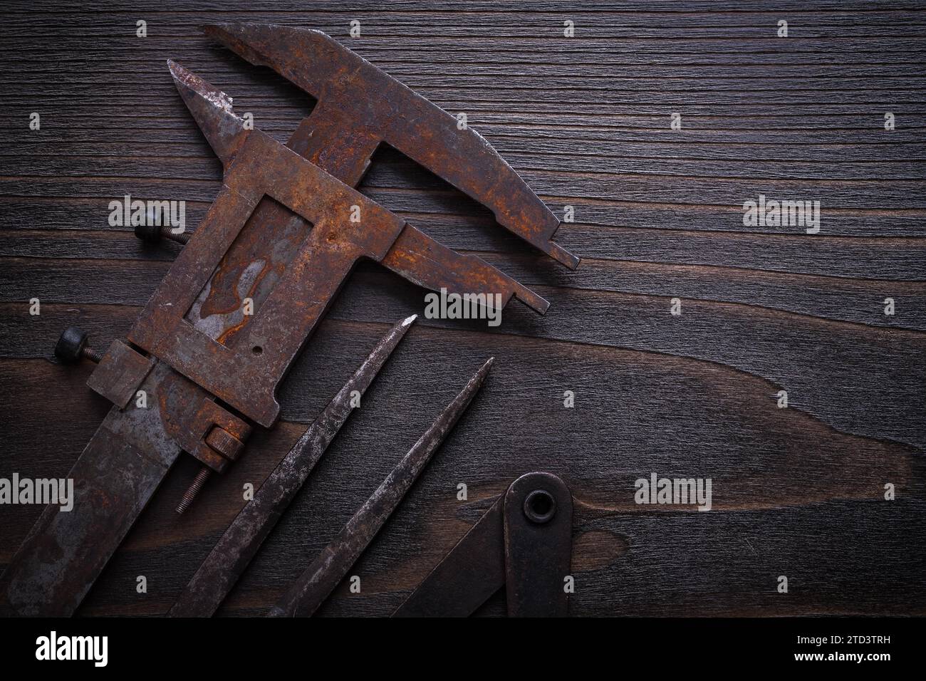 Caliper rusty vintage old hi-res stock photography and images - Alamy