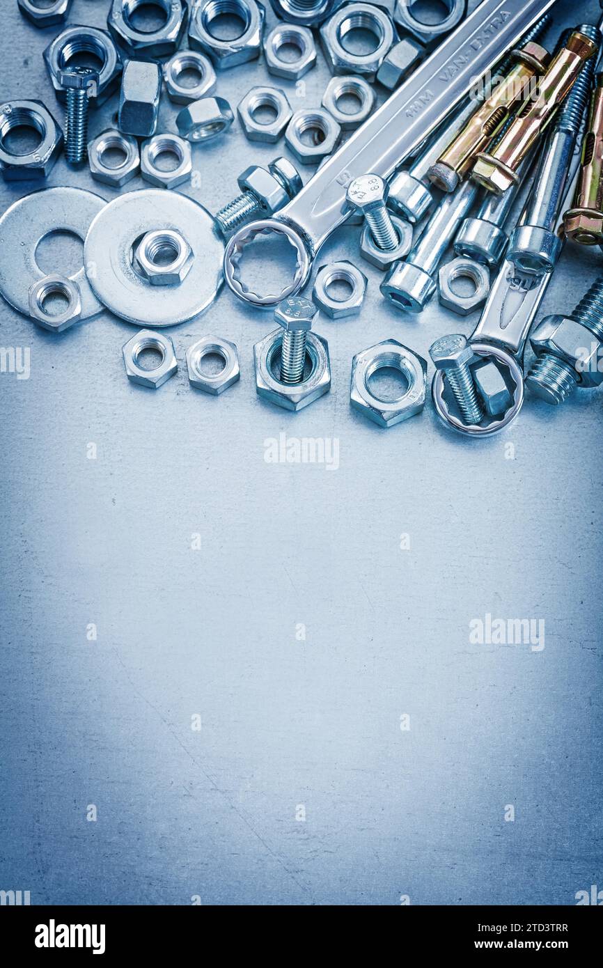 Large group of stainless steel objects on a metallic background Design ...