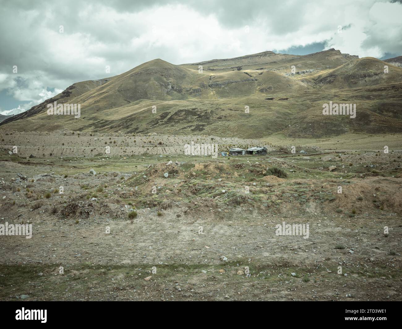 Landscape in the highlands, Morococha Nueva, Peru Stock Photo - Alamy