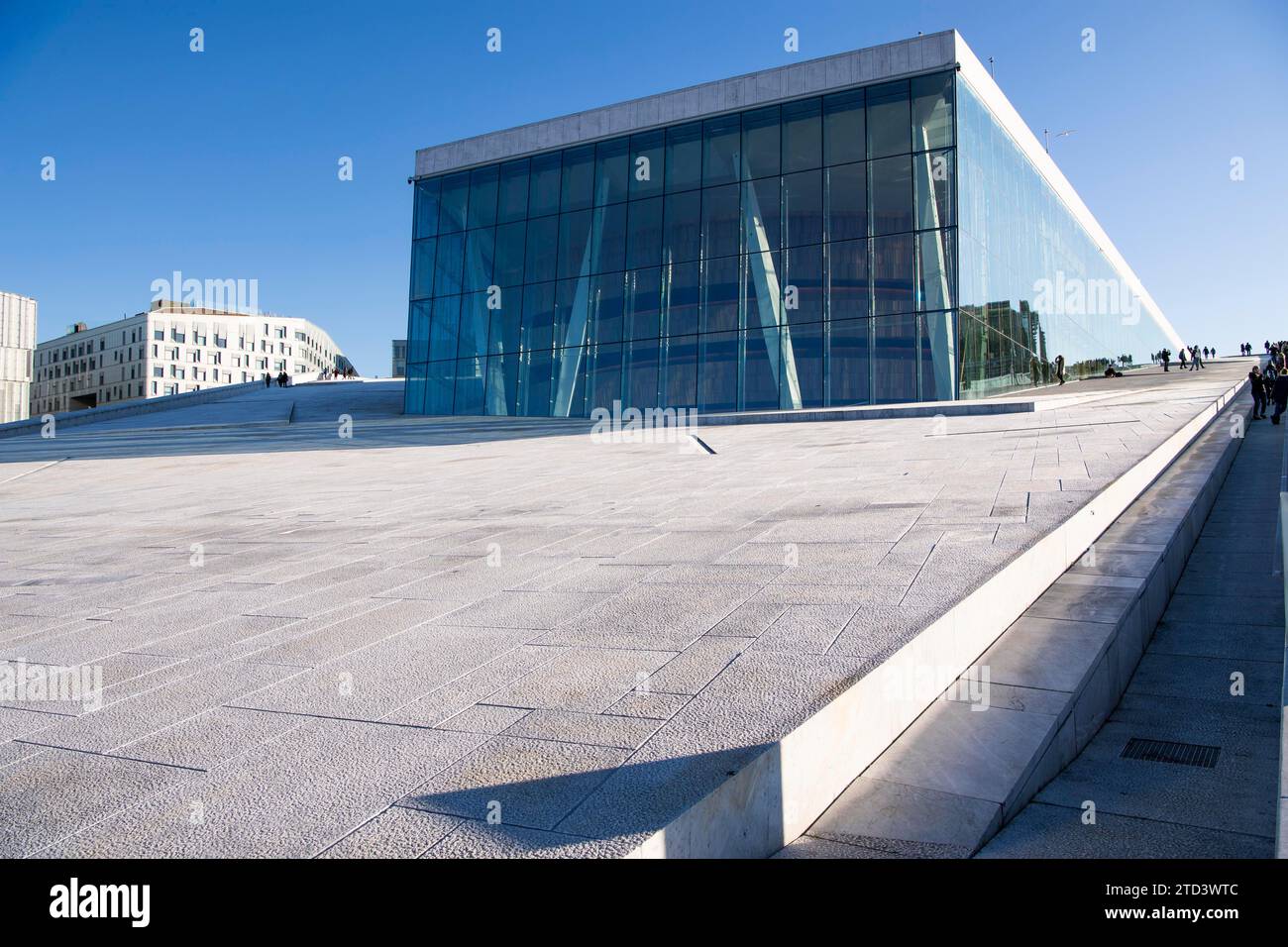 Oslo opera house roof hi-res stock photography and images - Alamy