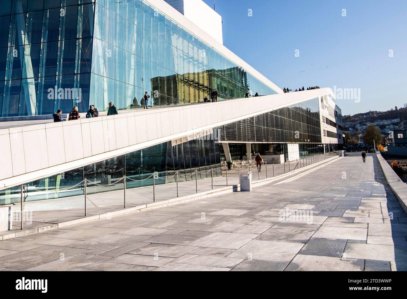 Opera house oslo roof hi-res stock photography and images - Alamy