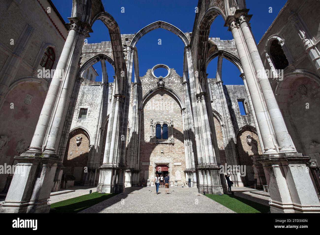 Ruins of the monastery church of the former convent of the Carmelite ...