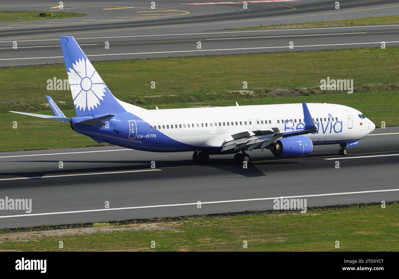 ISTANBUL, TURKIYE - OCTOBER 01, 2022: Belavia Boeing 737-8ZM (61423 ...