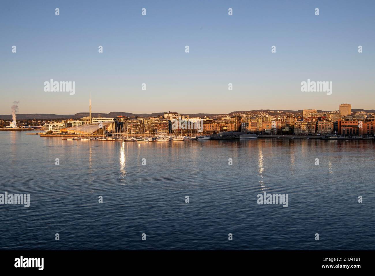 Harbour bay with marina, Oslo, Norway Stock Photo - Alamy