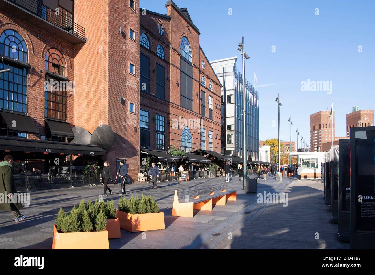 Harbour promenade, Oslo, Norway Stock Photo - Alamy