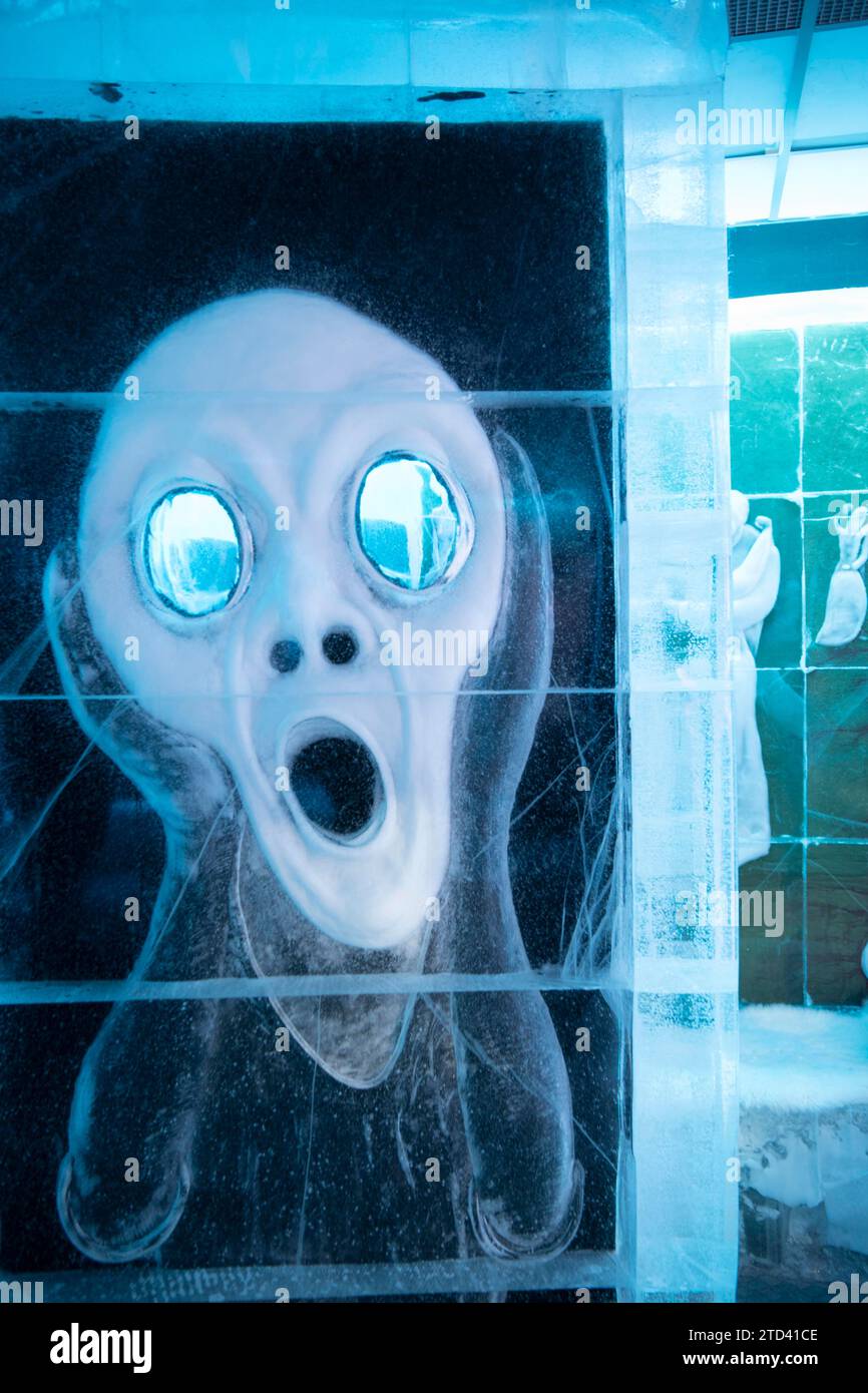 Magic Ice Bar, Oslo, Norway Stock Photo - Alamy