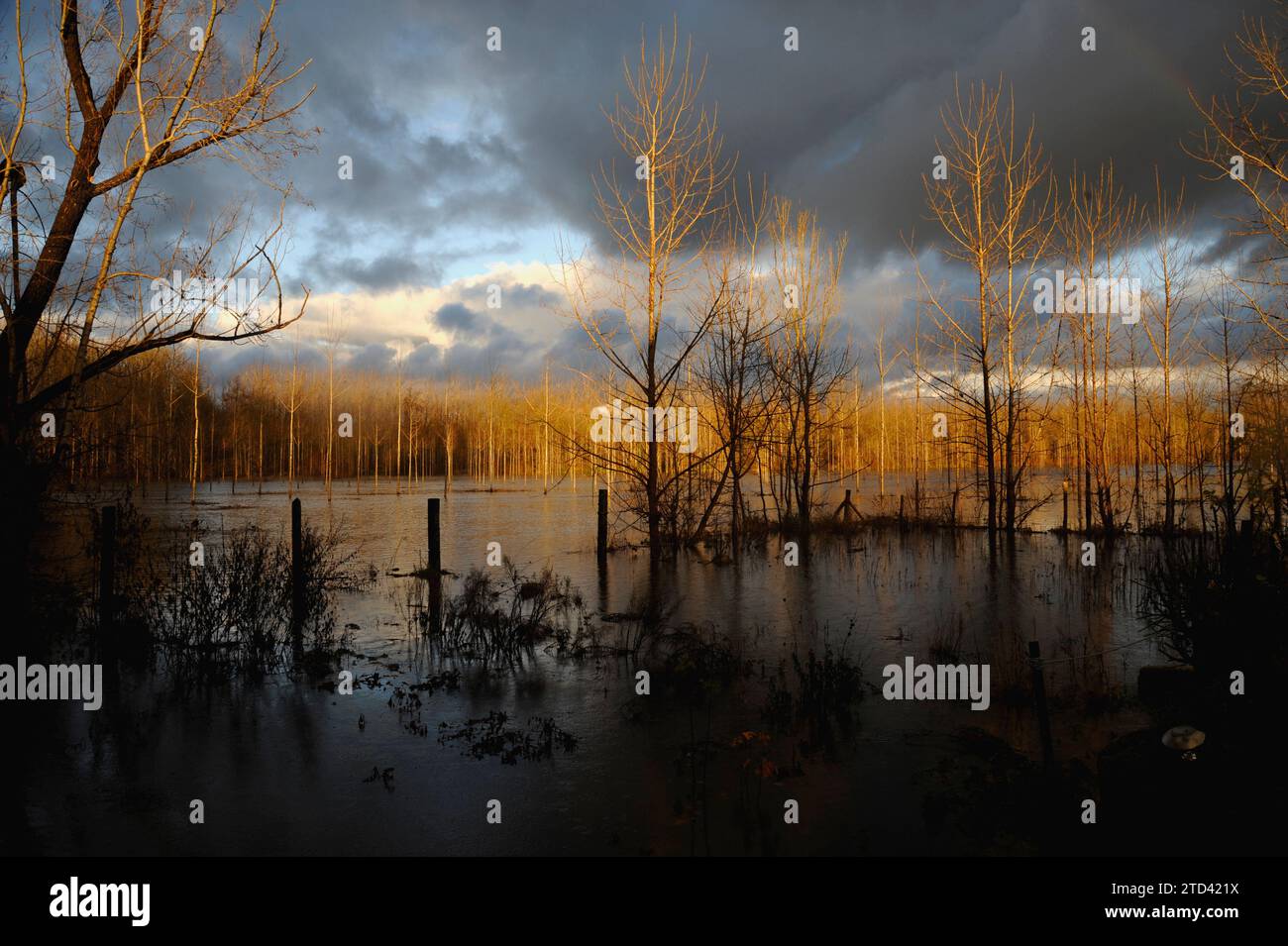 DORDOGNE DECEMBER 2023 FLOOD IN THE COUNTRYSIDE - HEAVY RAIN - WEATHER ...