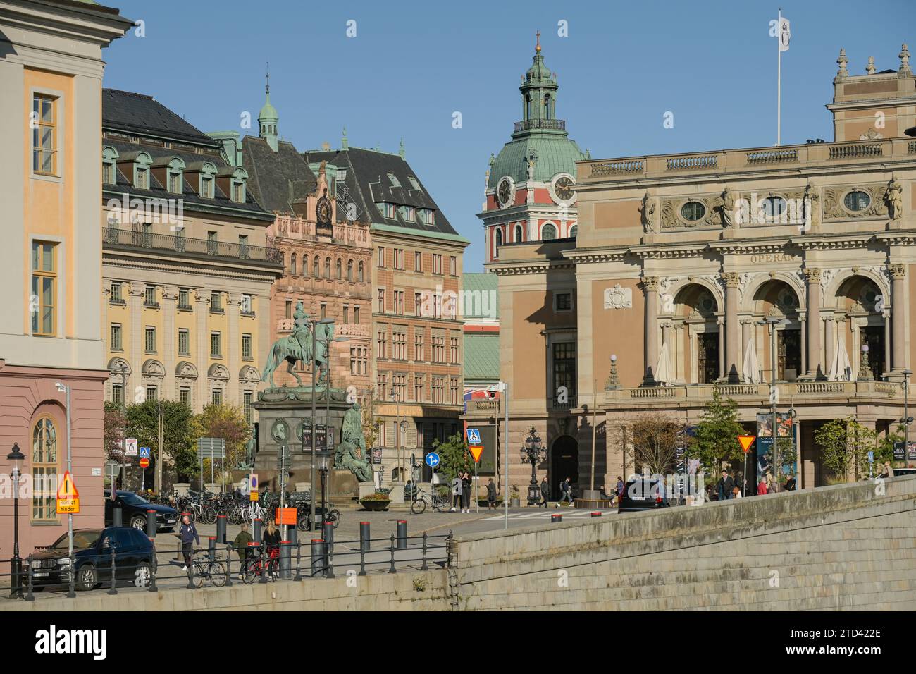 Opera House Kungliga Operan, Gustav Adolfs torg, Stockholm, Sweden ...