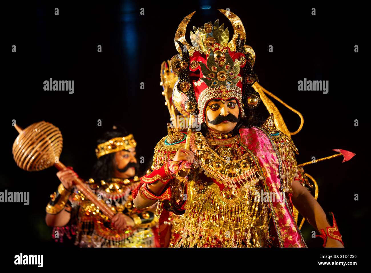 December 15, 2023: Artists takes part of Hindu mythological character ...