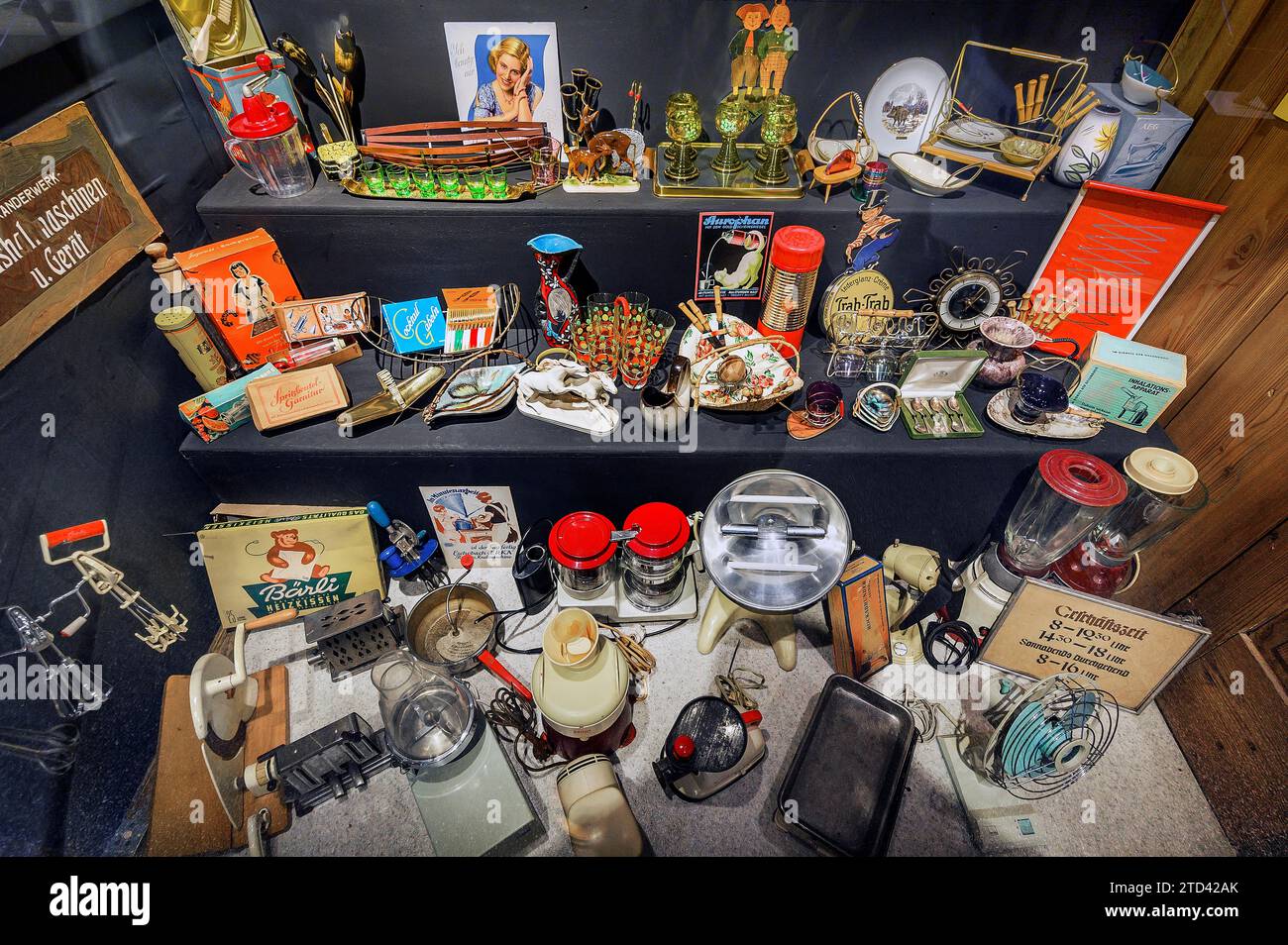 Knick-knacks and household appliances, 50s and 60s, Germany Stock Photo ...