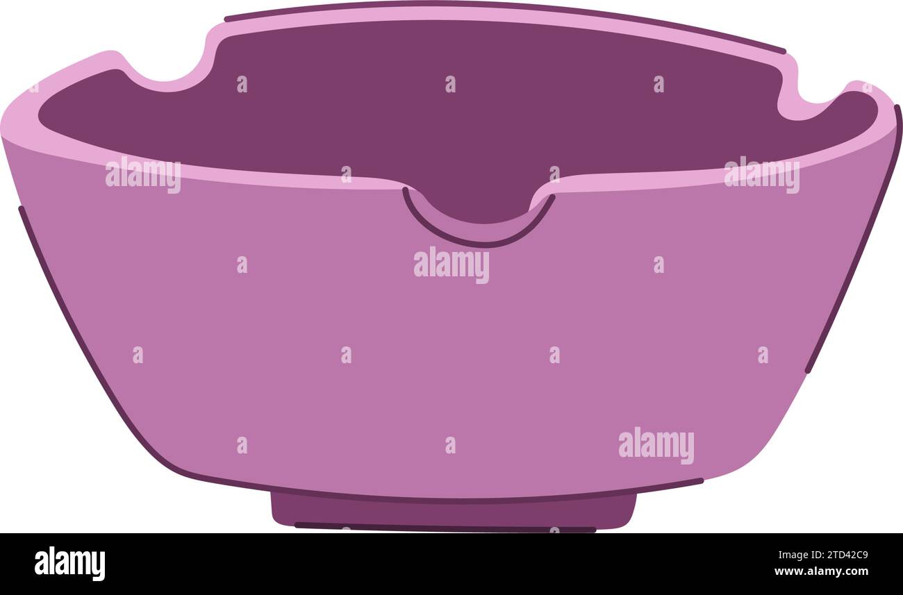 tobacco ashtray cartoon vector illustration Stock Vector Image & Art ...