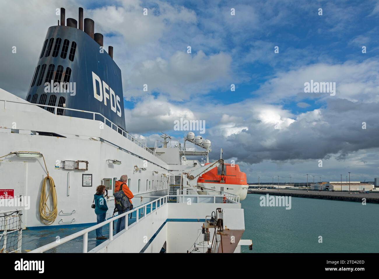 Ferry entering the harbour, Dunkirk, France Stock Photo - Alamy