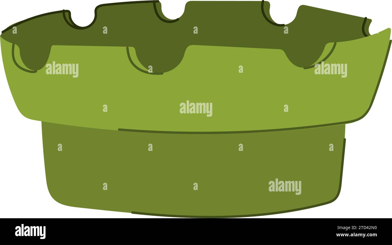 cigarette ashtray cartoon vector illustration Stock Vector Image & Art ...