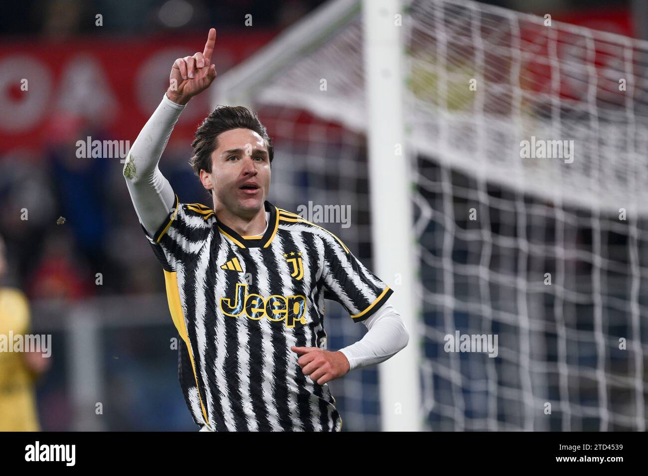 Federico Chiesa (Juventus) celebrates after scoring his team's first ...