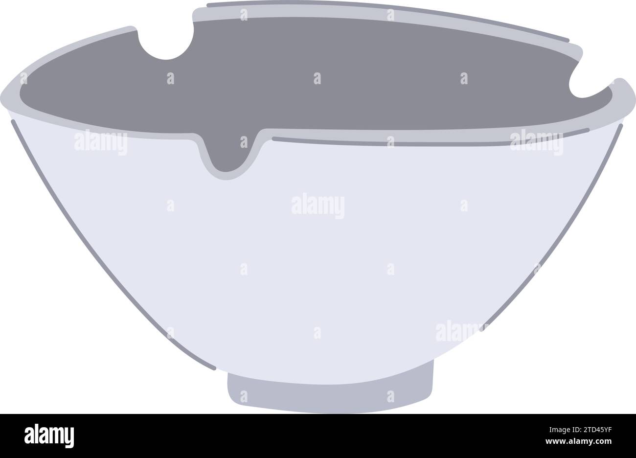 smoking ashtray cartoon vector illustration Stock Vector Image & Art ...