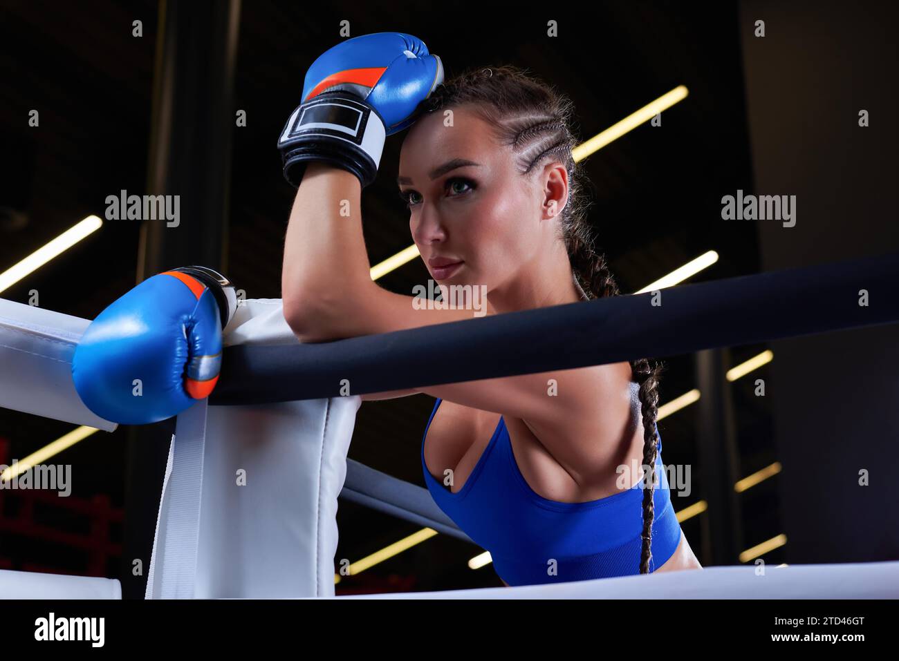 Female wrestling hi-res stock photography and images - Alamy