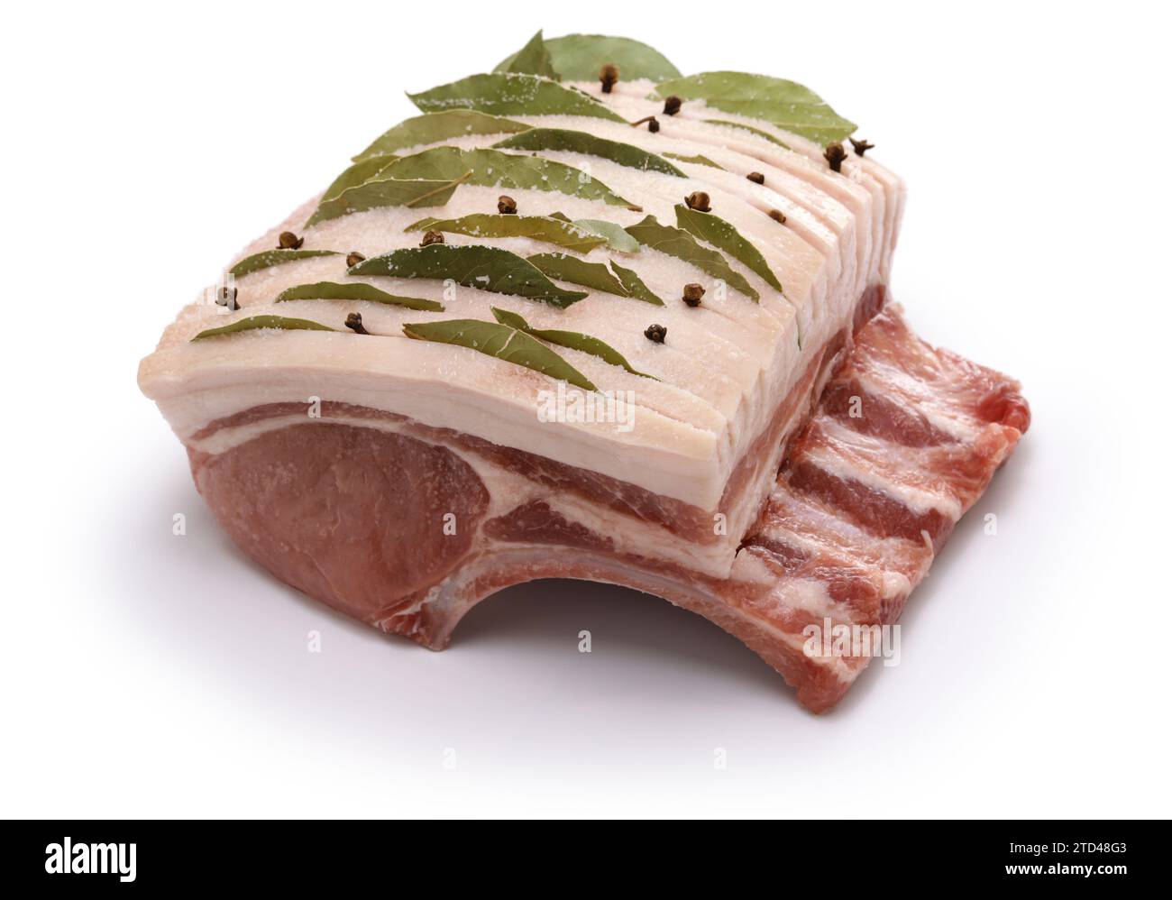 Preparing Danish roast pork (Flæskesteg Stock Photo - Alamy