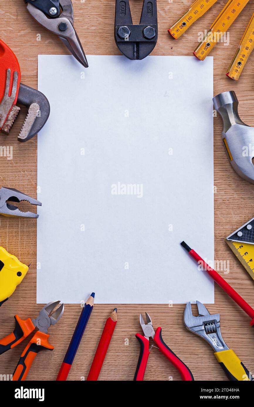 Organised copying surface white paper and cutter metre hammer roller ...