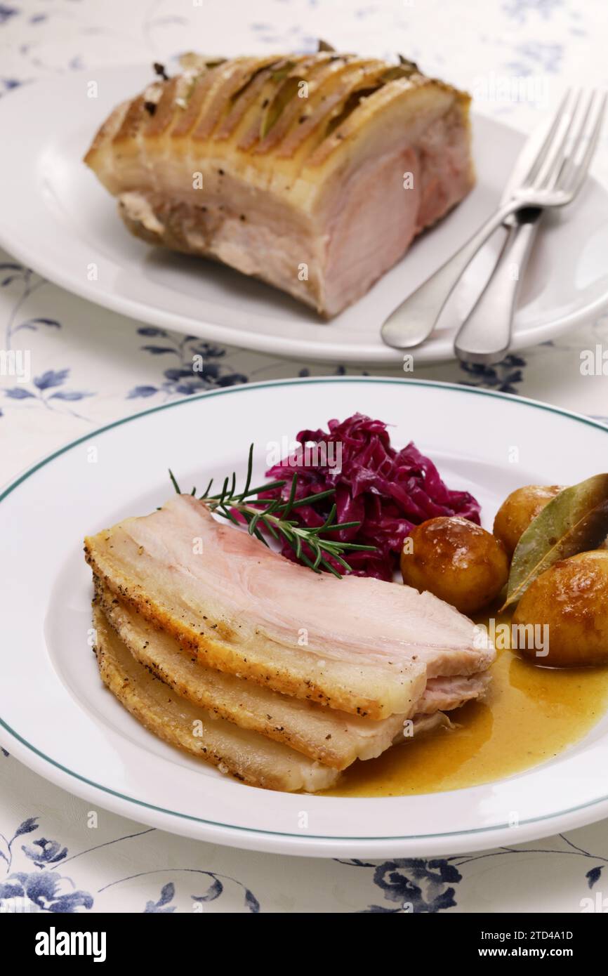 Flæskesteg, Danish roast pork for Christmas dinner, Denmark’s national ...