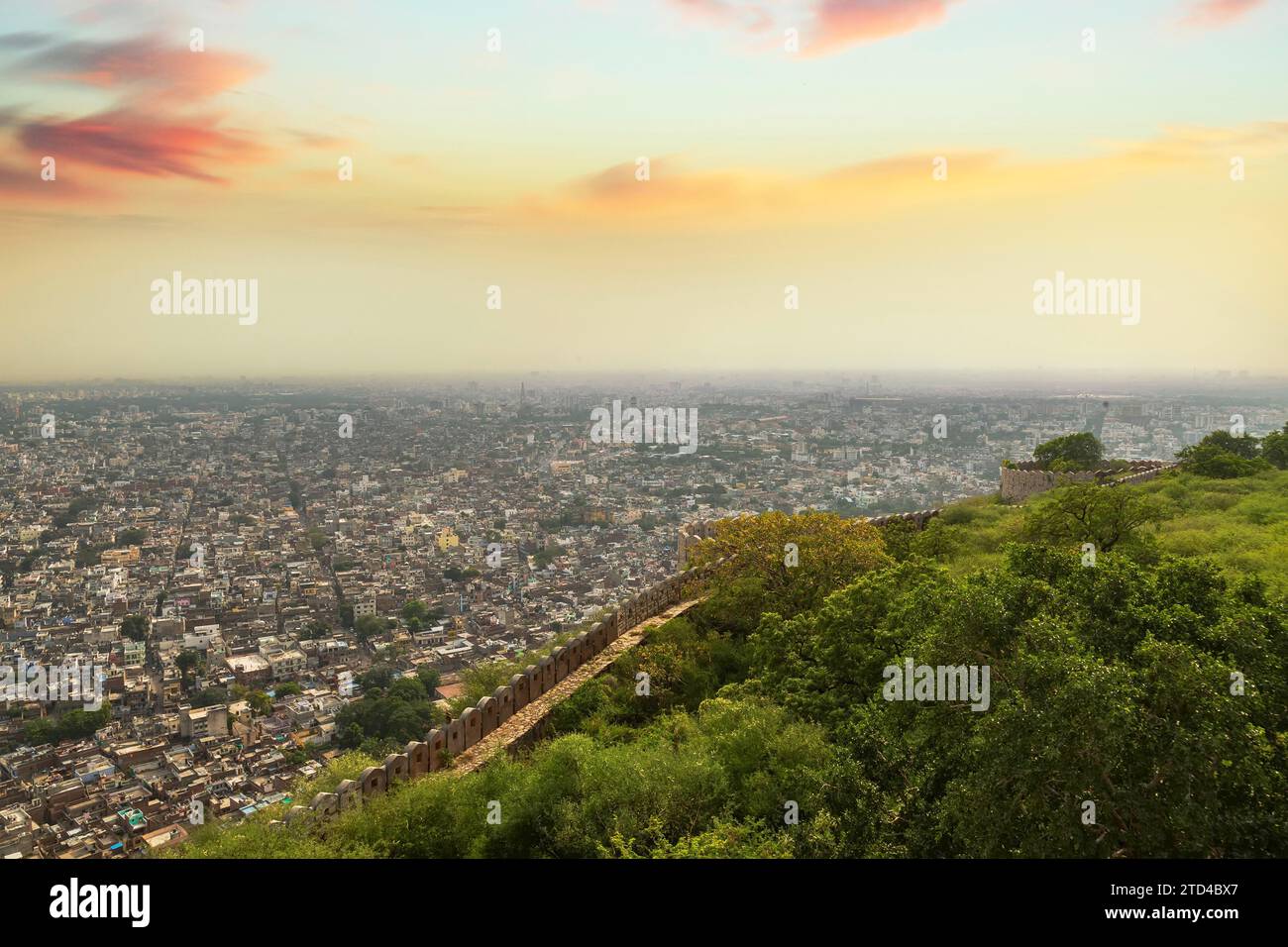 Jaipur city aerial view rajasthan hi-res stock photography and images ...