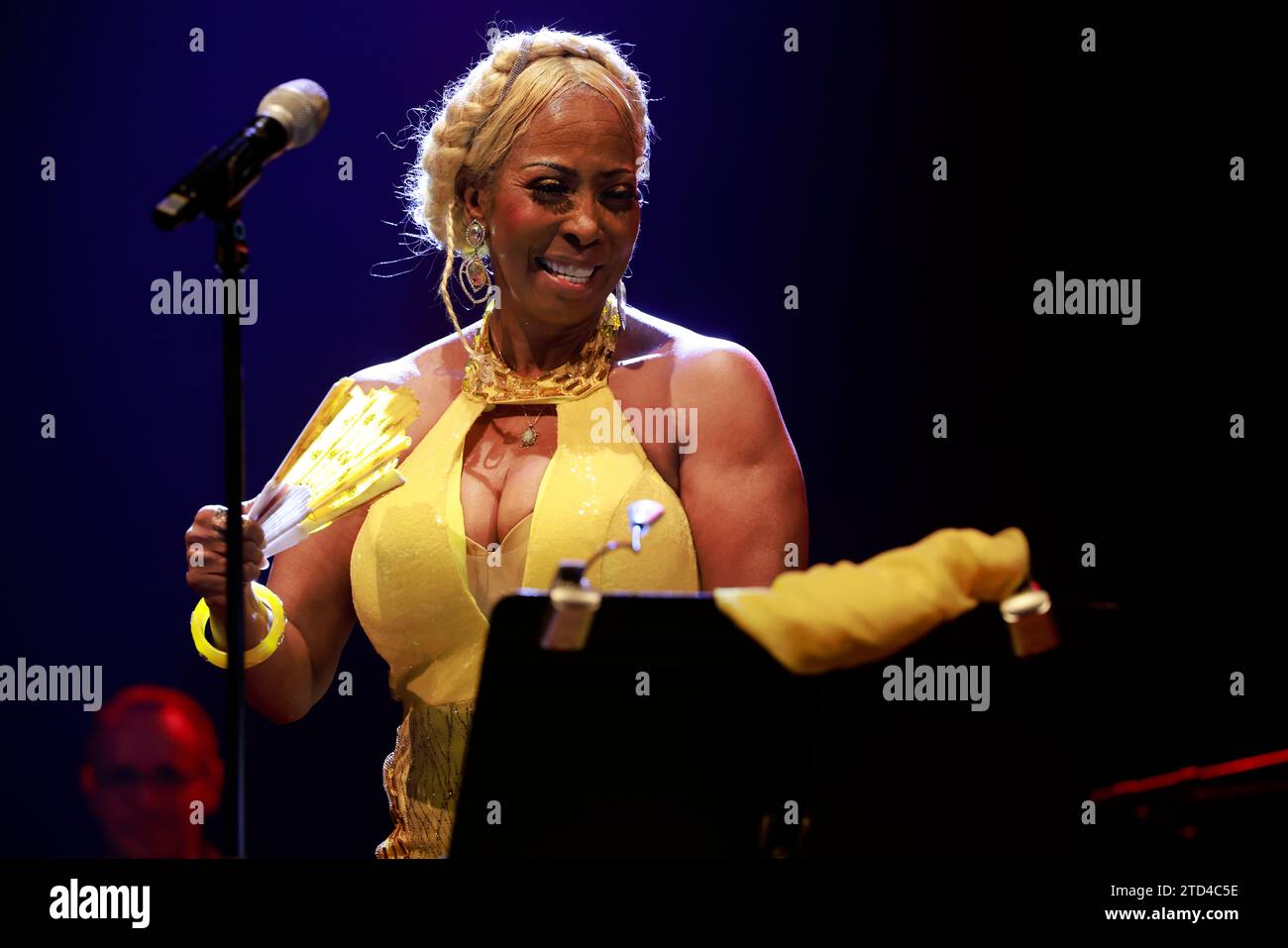 American singer Toni Green. Daughter of a jazz singer and trumpeter ...