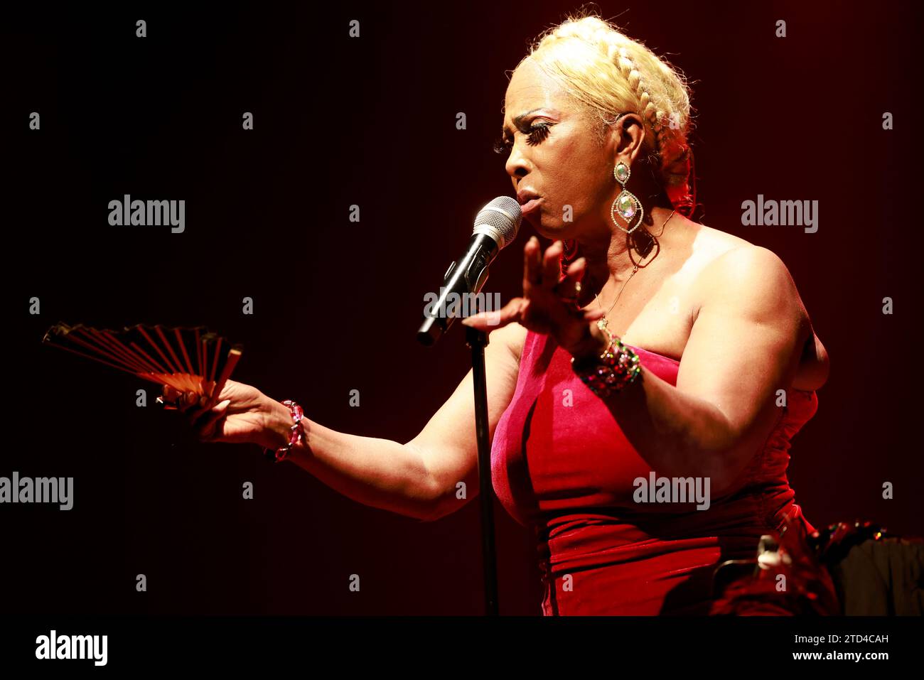 American singer Toni Green. Daughter of a jazz singer and trumpeter ...