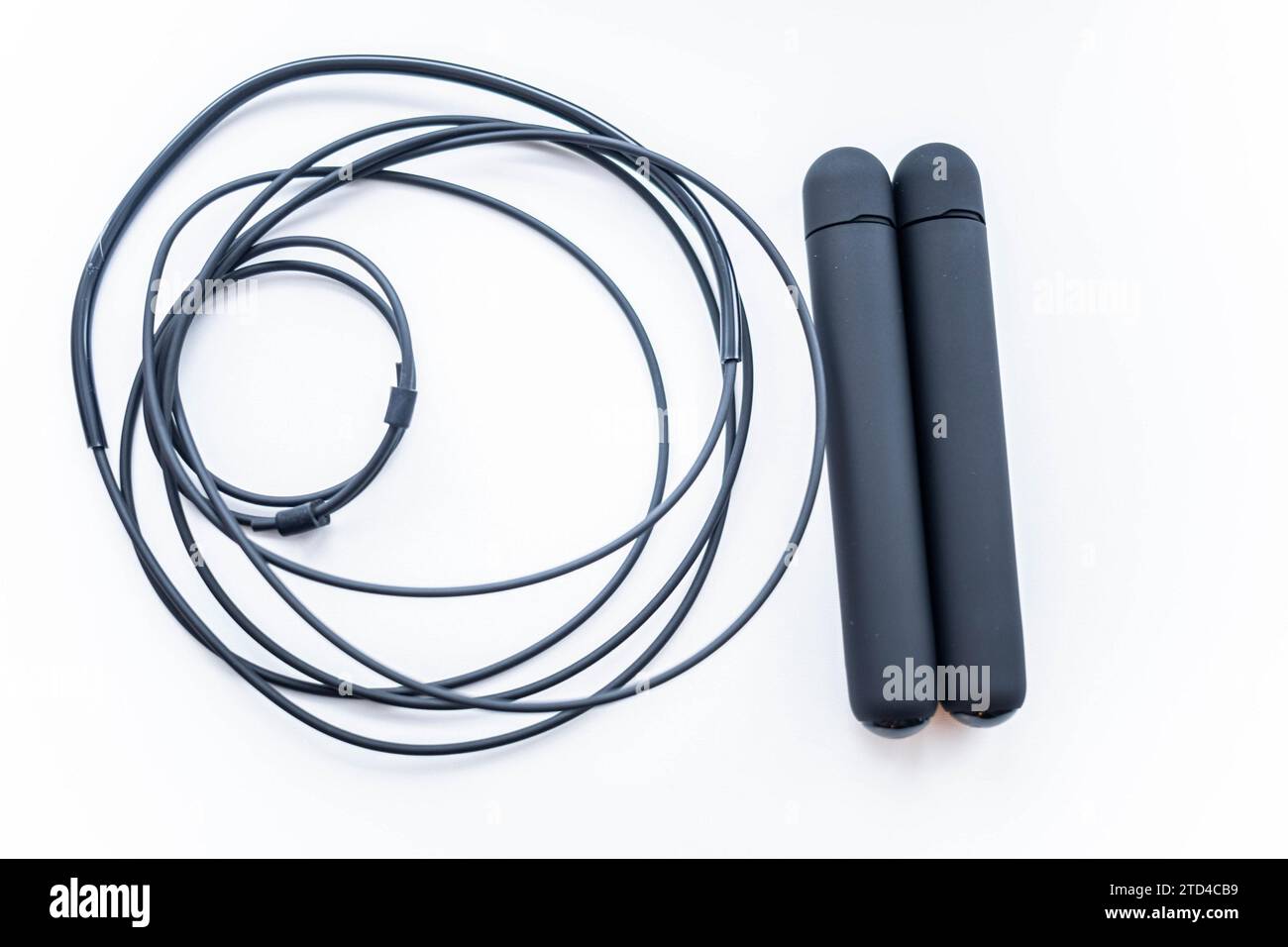 Digital smart jump rope on a white background, modern technologies in ...
