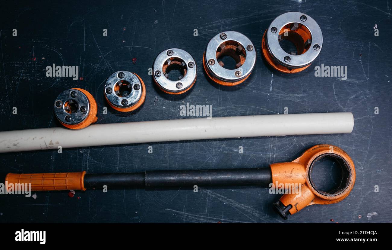 Professional tool for plumber locksmith for threading sewer metal and ...