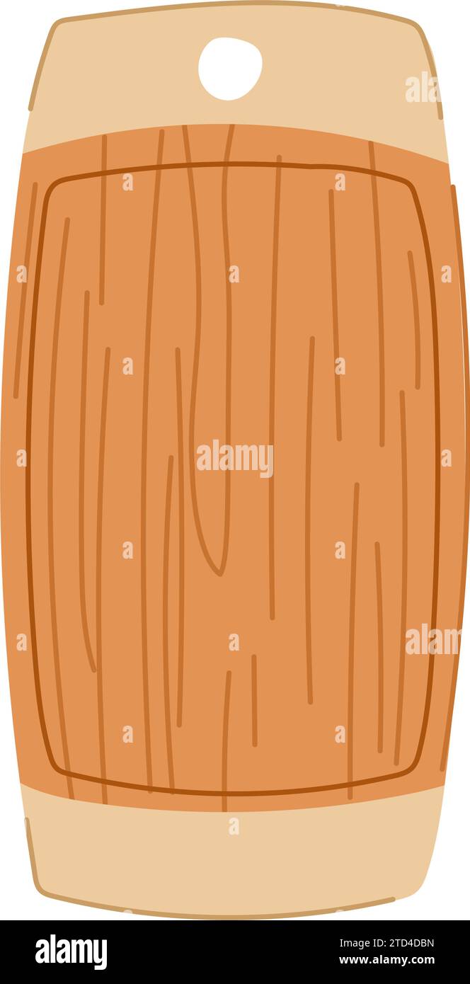 chop chopping board cartoon vector illustration Stock Vector Image ...