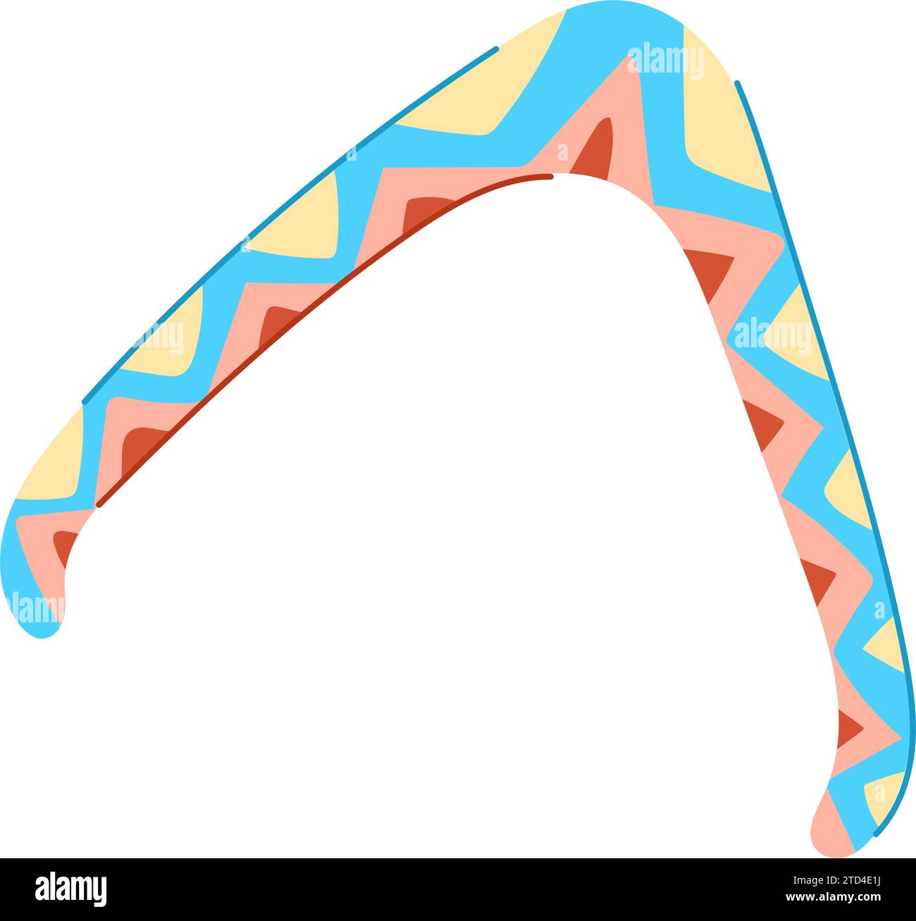 aborigine boomerang cartoon vector illustration Stock Vector Image ...