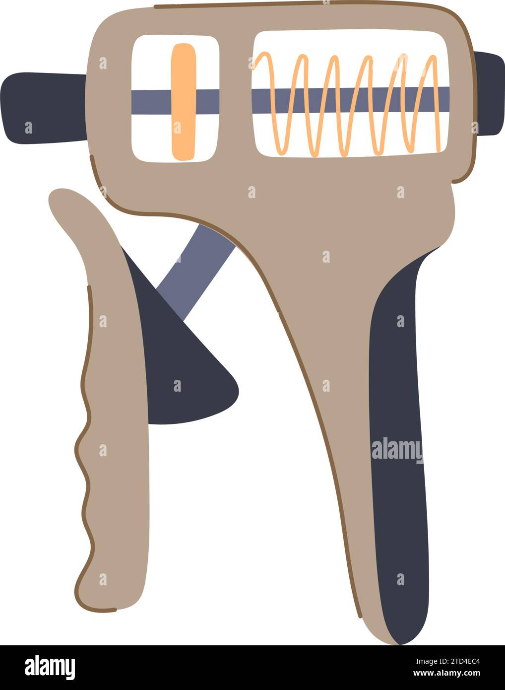 woman expander hand cartoon vector illustration Stock Vector Image ...