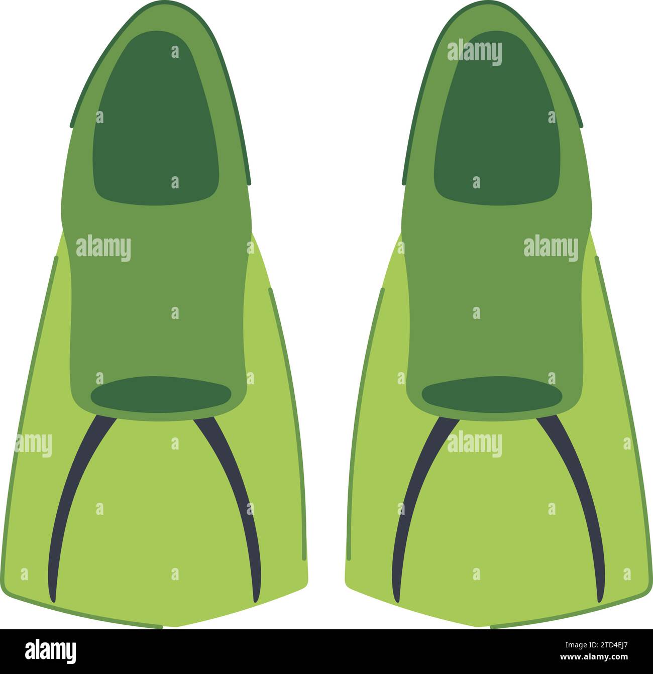 diver flippers cartoon vector illustration Stock Vector Image & Art - Alamy