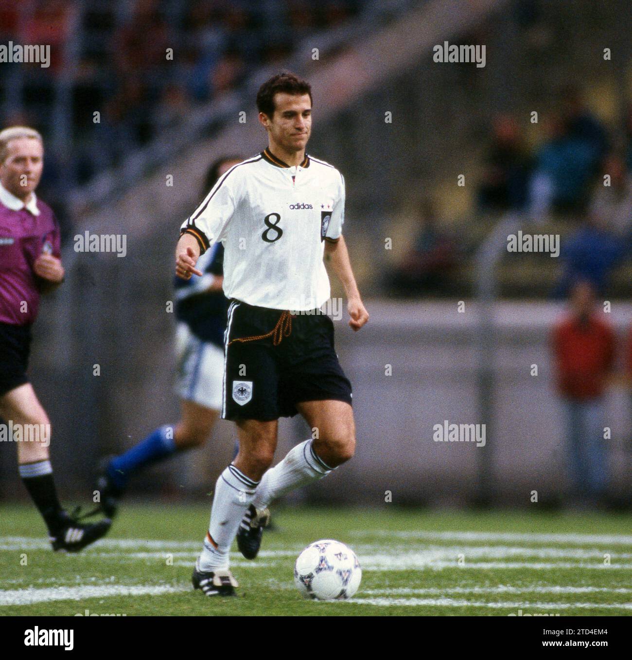 Preparation for the 1996 international match hi-res stock photography ...