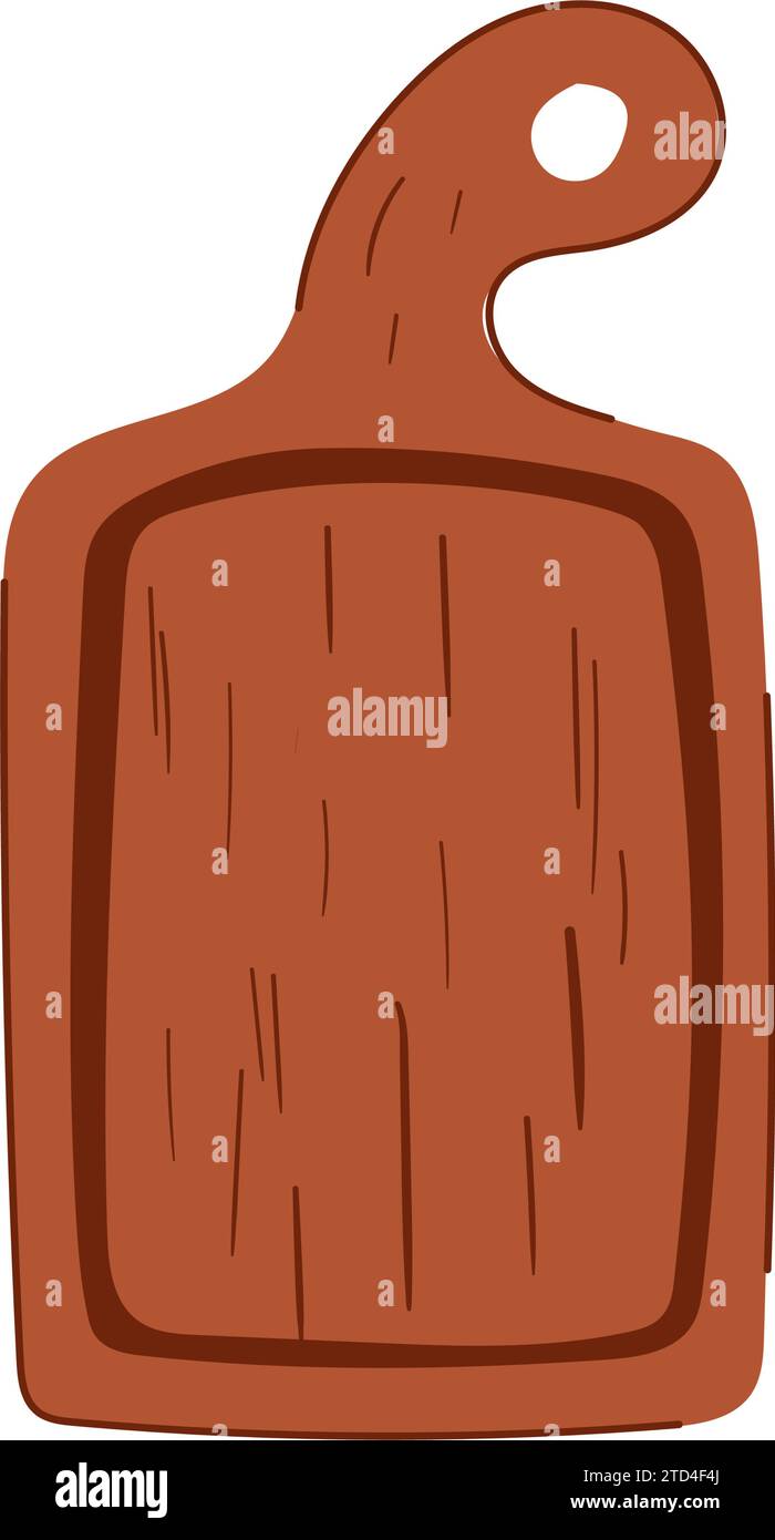 cooking chopping board cartoon vector illustration Stock Vector Image ...