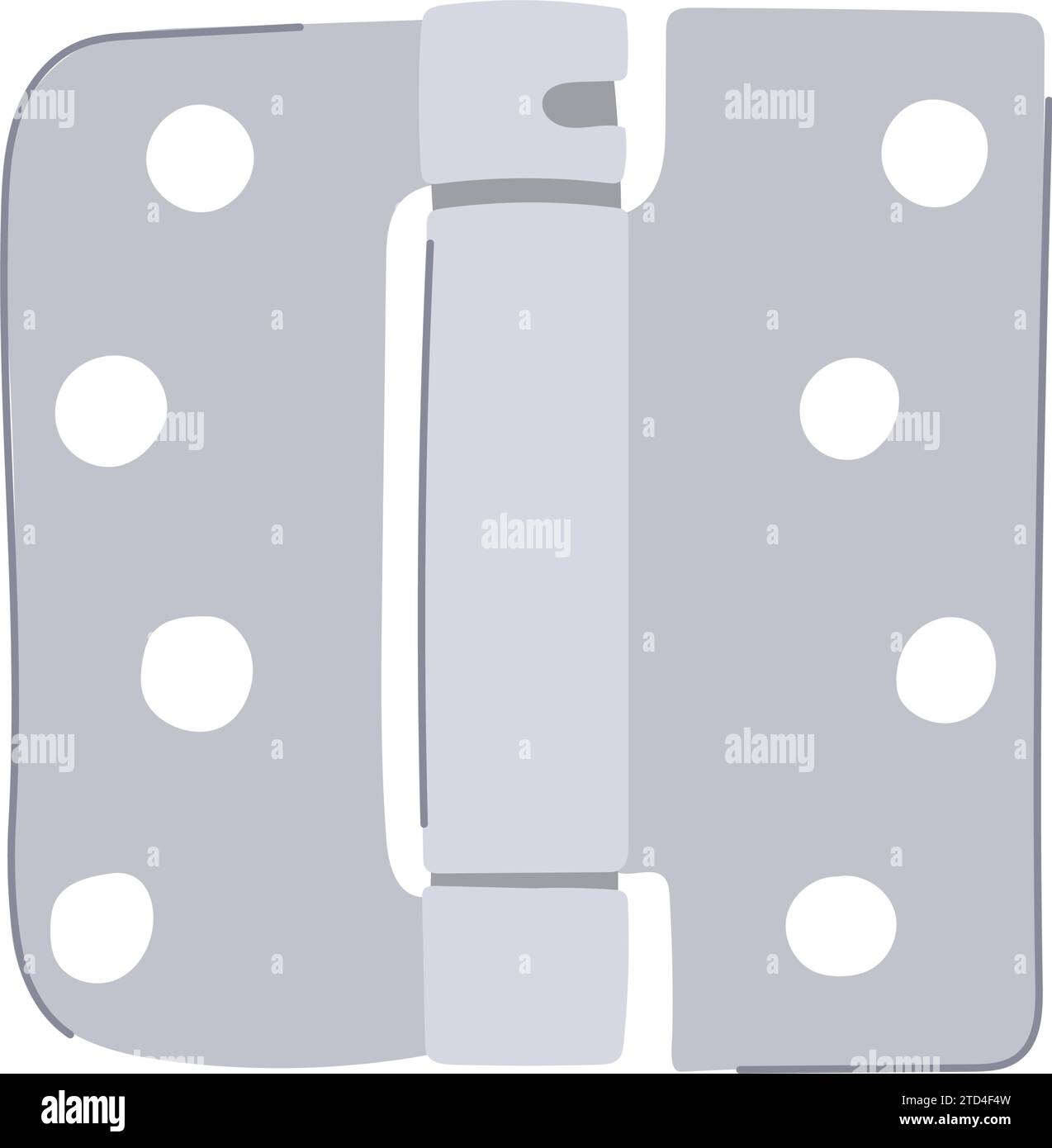 home door hinge cartoon vector illustration Stock Vector Image & Art ...