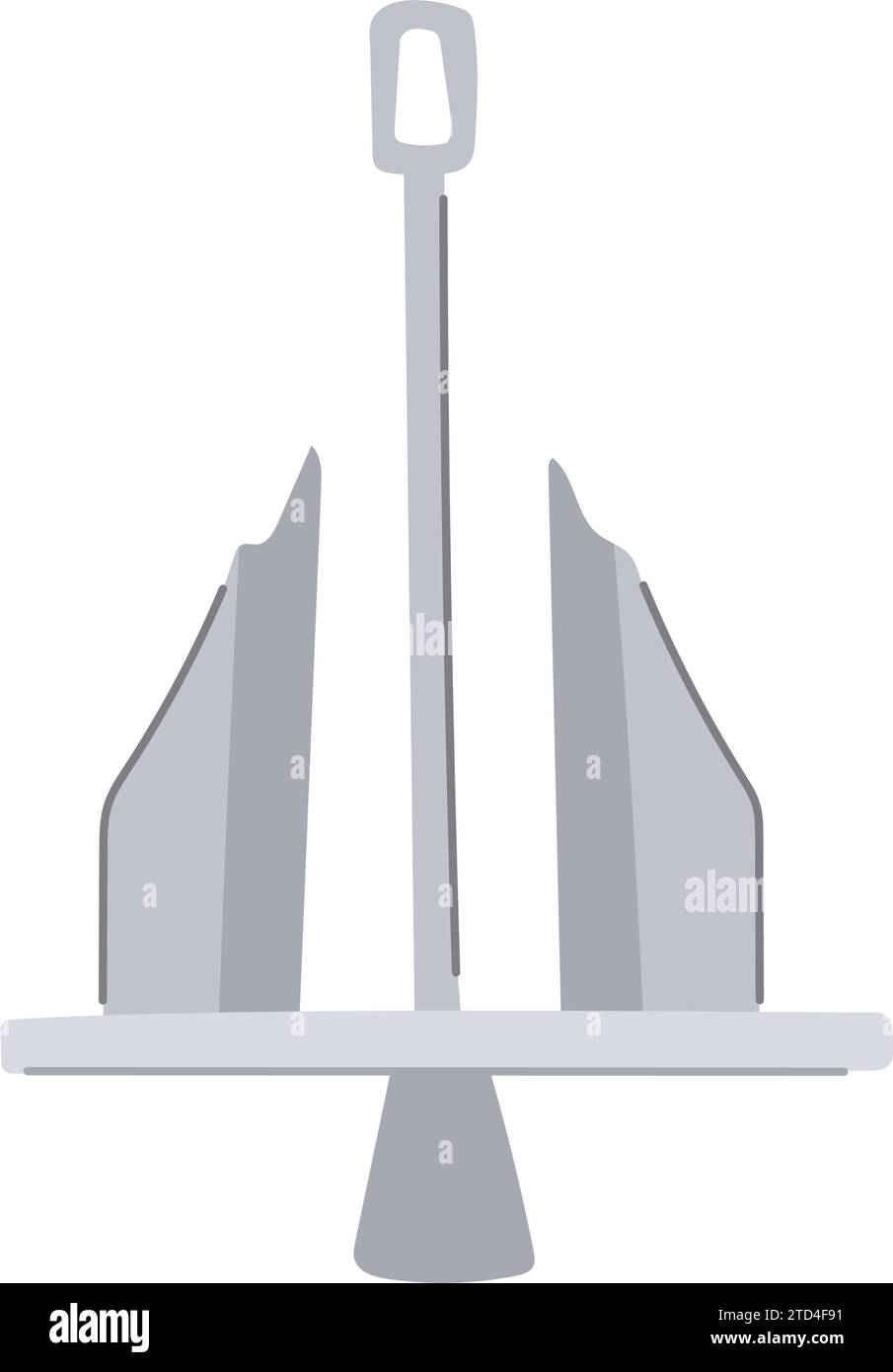 ocean boat anchor cartoon vector illustration Stock Vector Image & Art ...