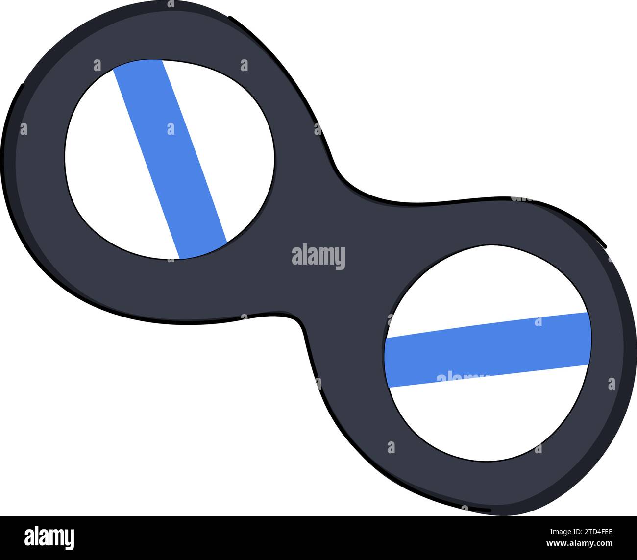 exercise expander hand cartoon vector illustration Stock Vector Image ...