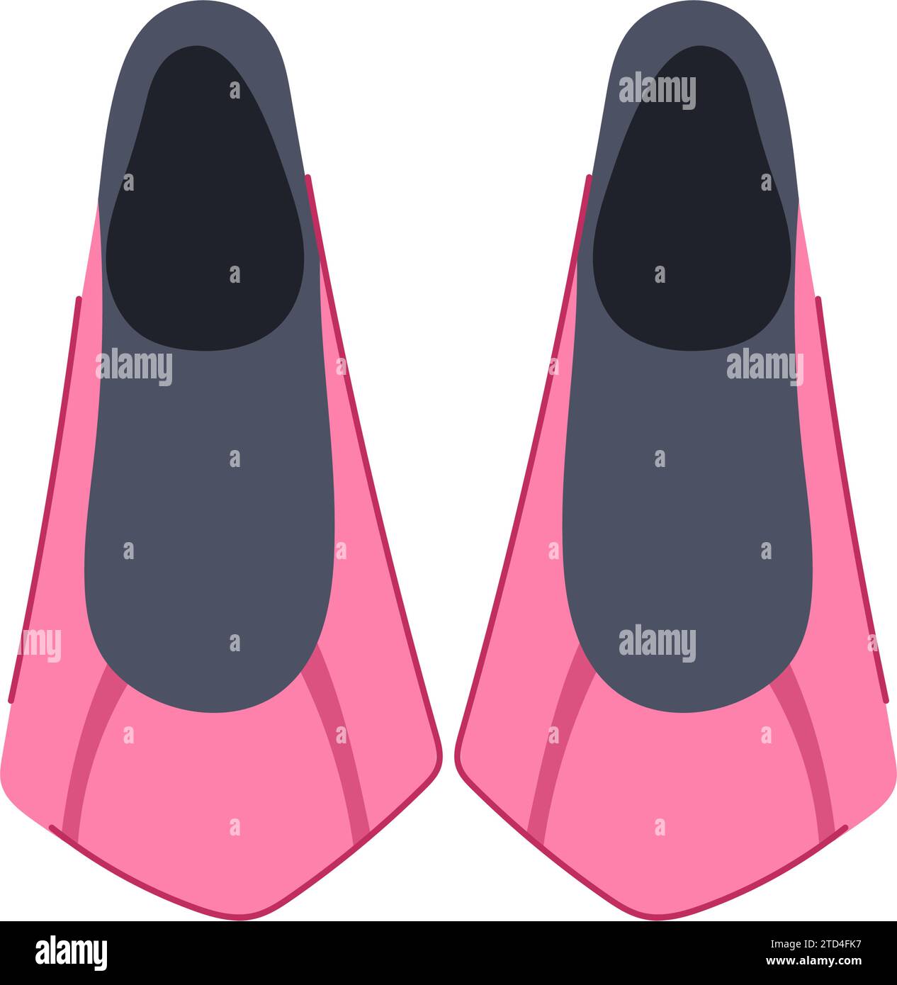 line flippers cartoon vector illustration Stock Vector Image & Art - Alamy